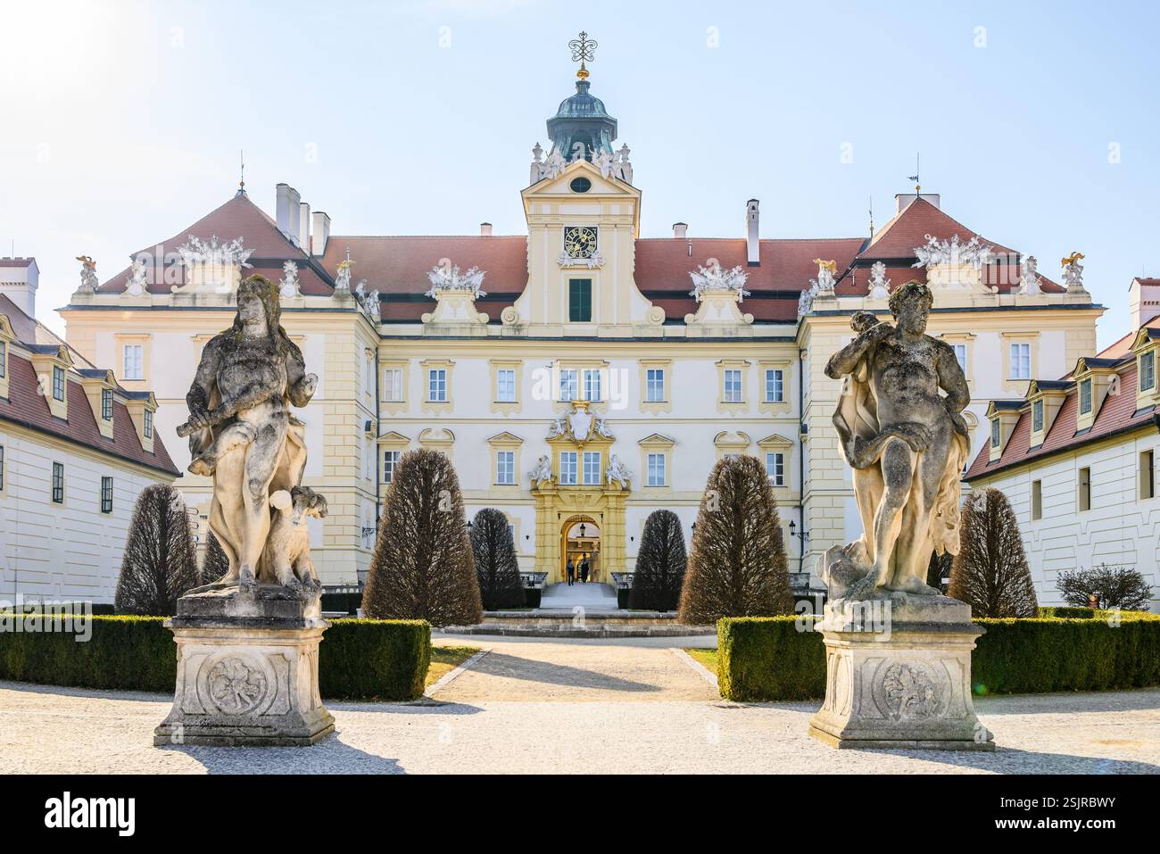Valtice palace, UNESCO World Heritage site in the South Moravia region ...