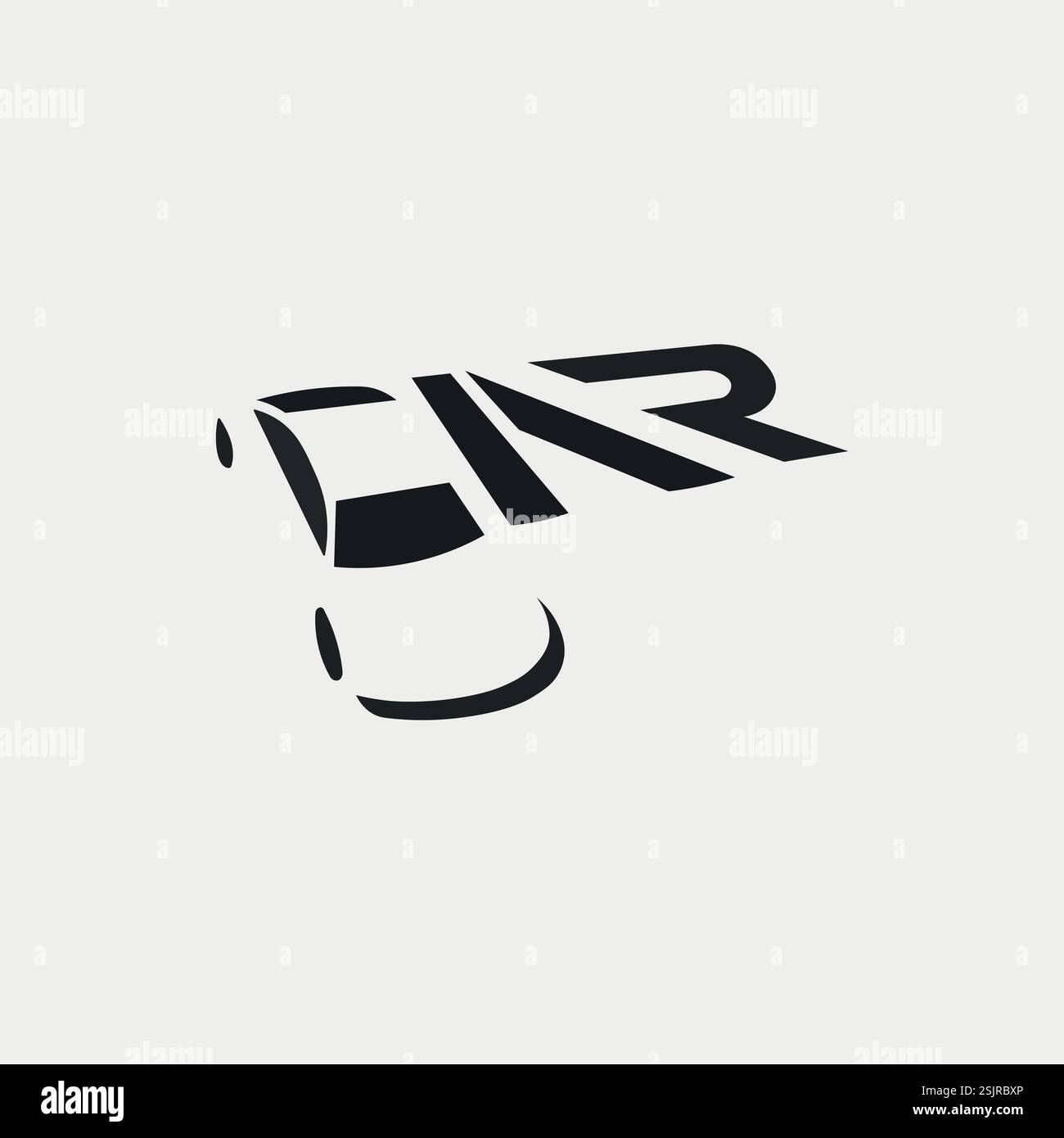 Vector car text logo design Stock Vector Image & Art - Alamy