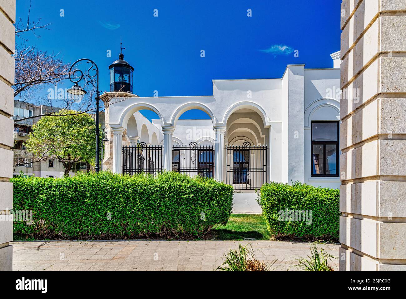 Romania, Constanta (Konstanza), Genoese lighthouse Stock Photo - Alamy