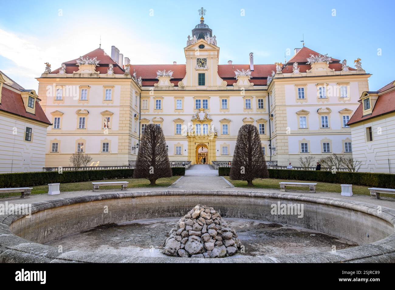 Valtice palace, UNESCO World Heritage site in the South Moravia region ...