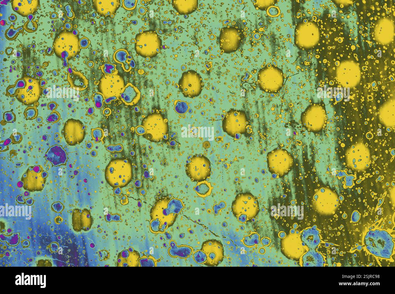 Abstract spots and stains on background formed by splashing watercolor ...
