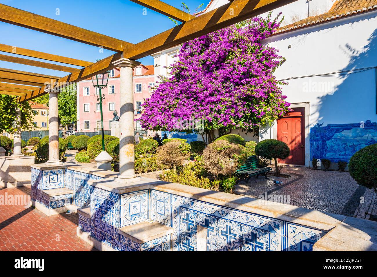 ISBON, PORTUGAL - JUN 12, 2024: View of old historic buildings in ...