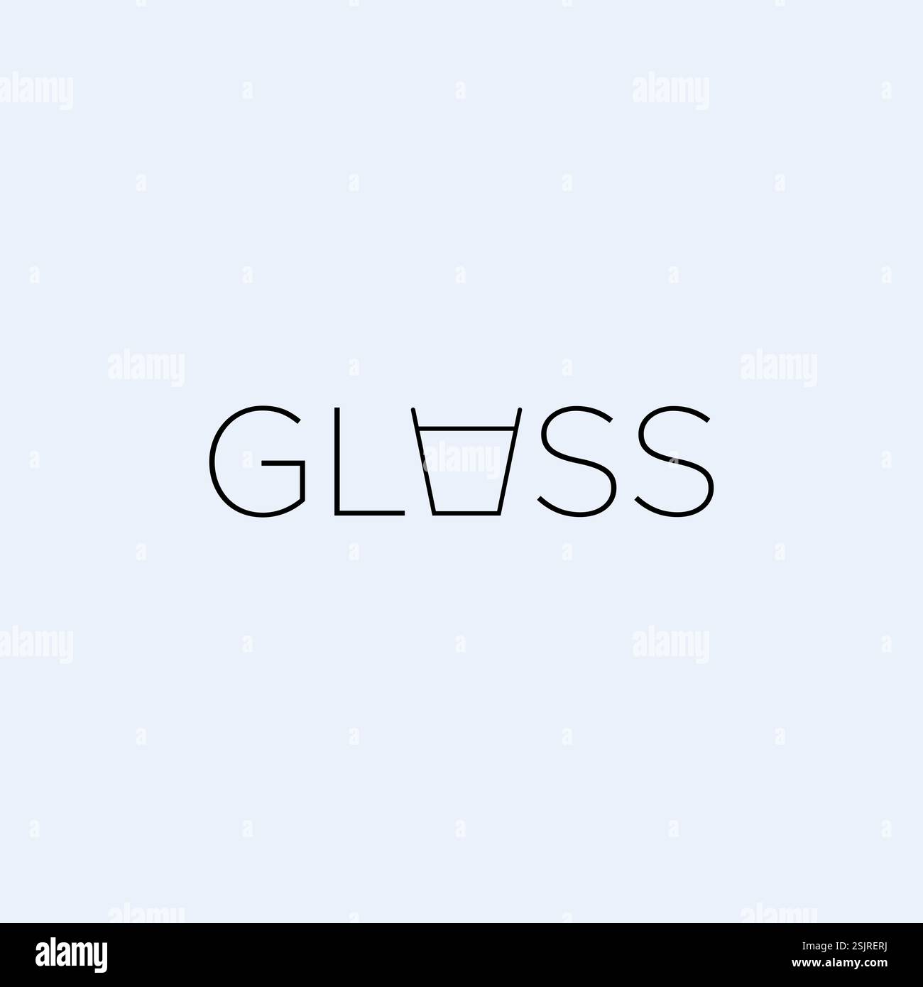 White glass company Stock Vector Images - Alamy