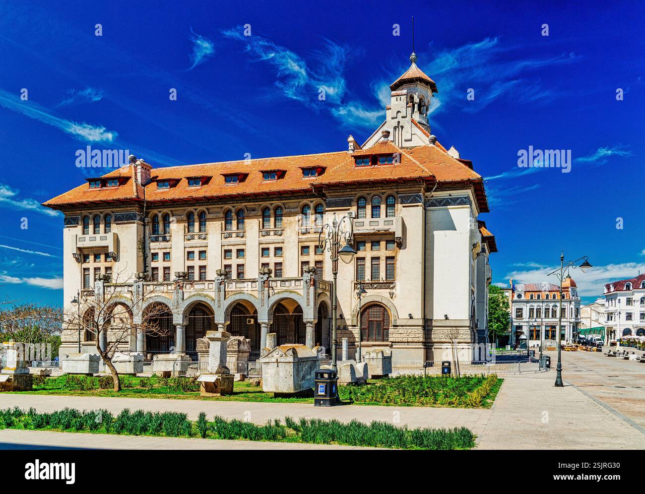 Romania, Constanta (Constanta), Museum of National History and Archaeology, Ovid Square Stock ...