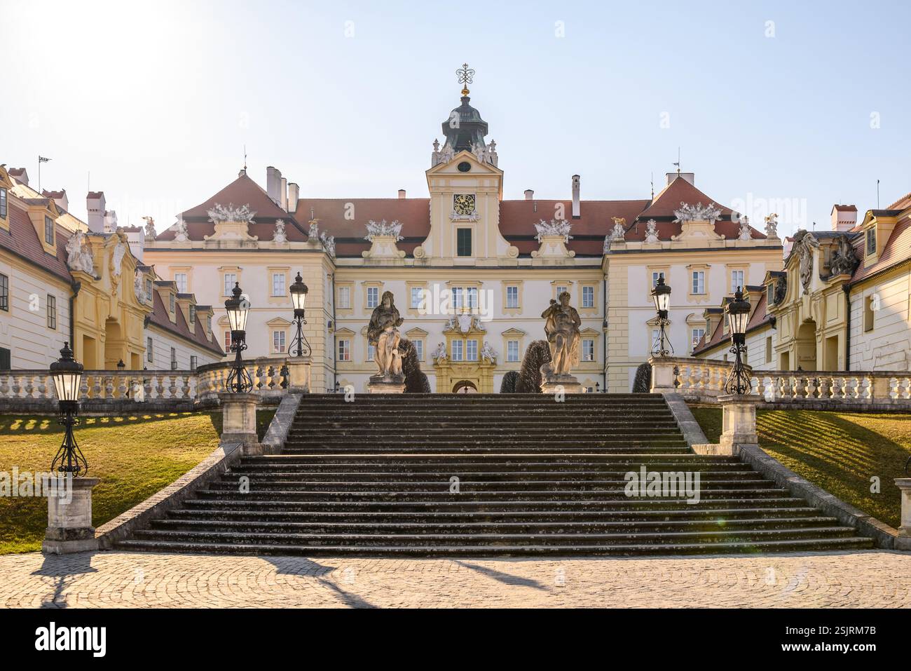 Valtice palace, UNESCO World Heritage site in the South Moravia region ...