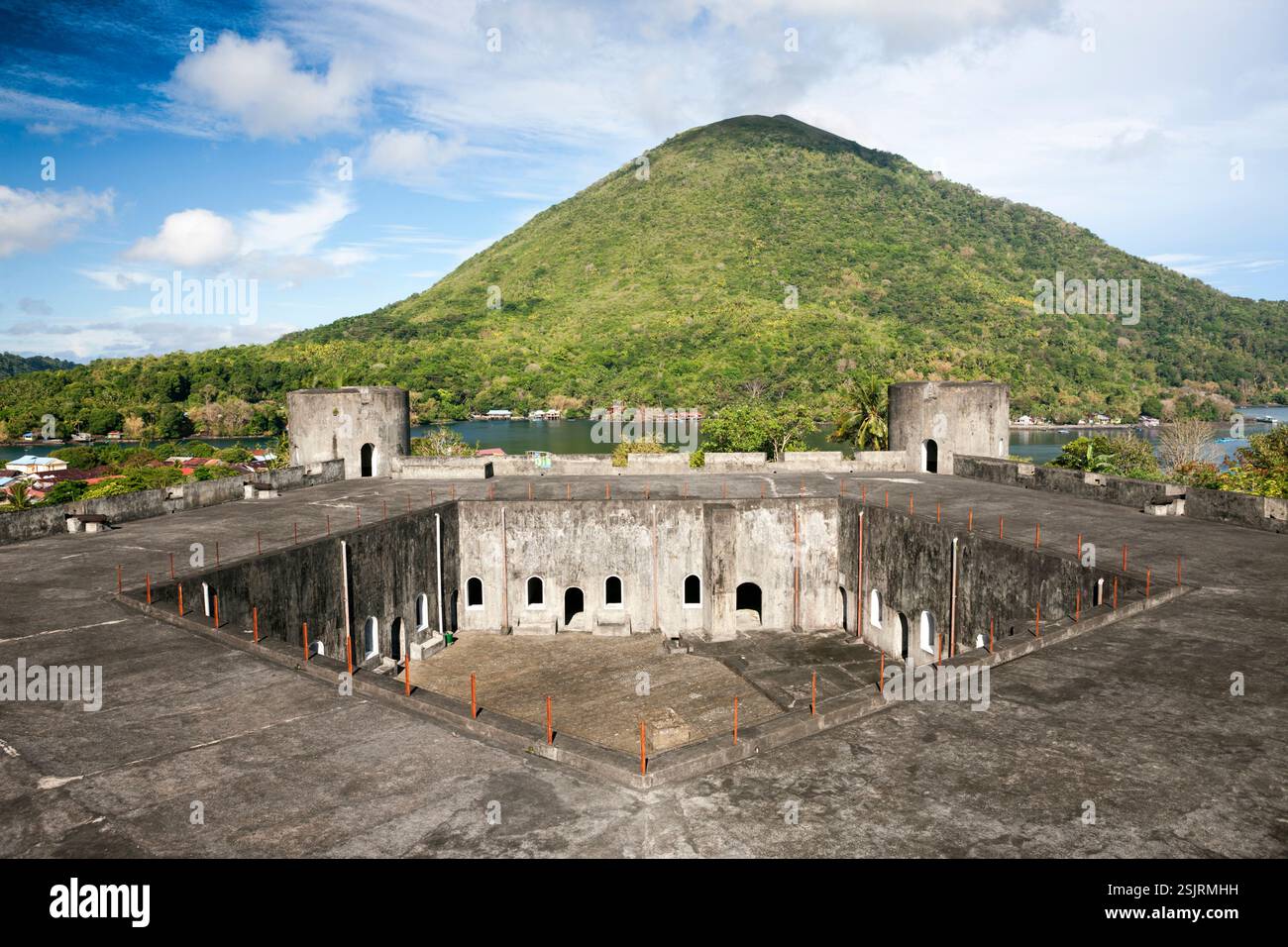 Fort Belgica, Banda Neira, Banda See, Indonesia Stock Photo - Alamy
