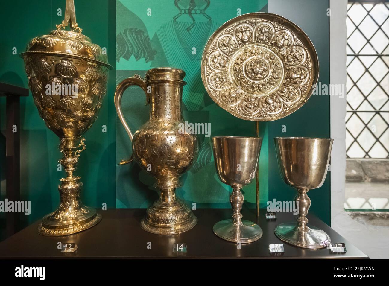 England, Kent, Canterbury, Canterbury Cathedral, Display of Medieval ...