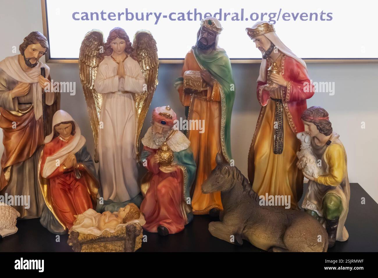 England, Kent, Canterbury, Canterbury Cathedral, Gift Shop Statue ...