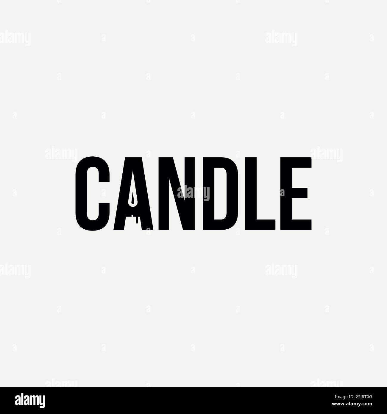 Candle in progress Stock Vector Images - Alamy