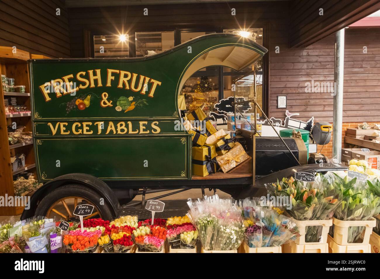 England, Kent, Wingham, Gibsons Farm Shop and Food Hall, Vintage ...