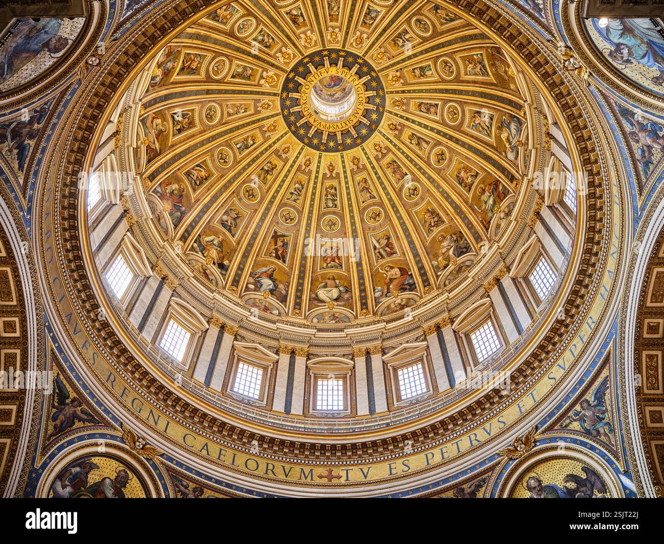 St. Peter's Basilica, interior, dome, Rome, Italy Stock Photo - Alamy