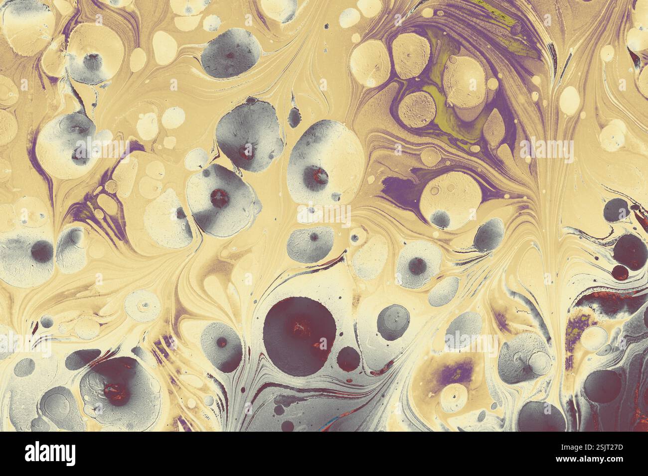 Ebru marble effect pattern design for print Stock Photo - Alamy