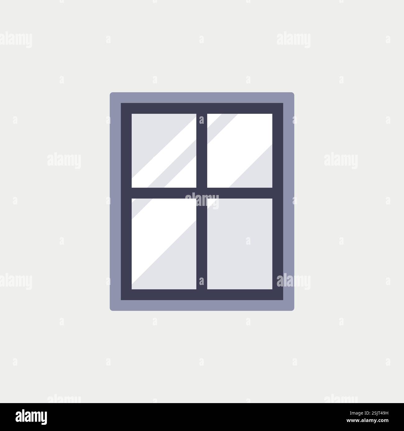 Vector illustration of window cartoon Stock Vector Image & Art - Alamy