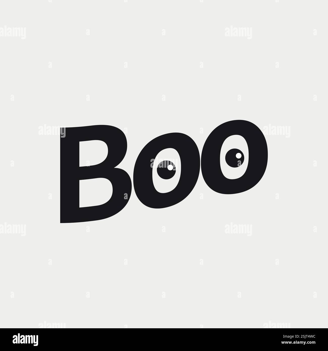 Vector boo text logo design Stock Vector Image & Art - Alamy