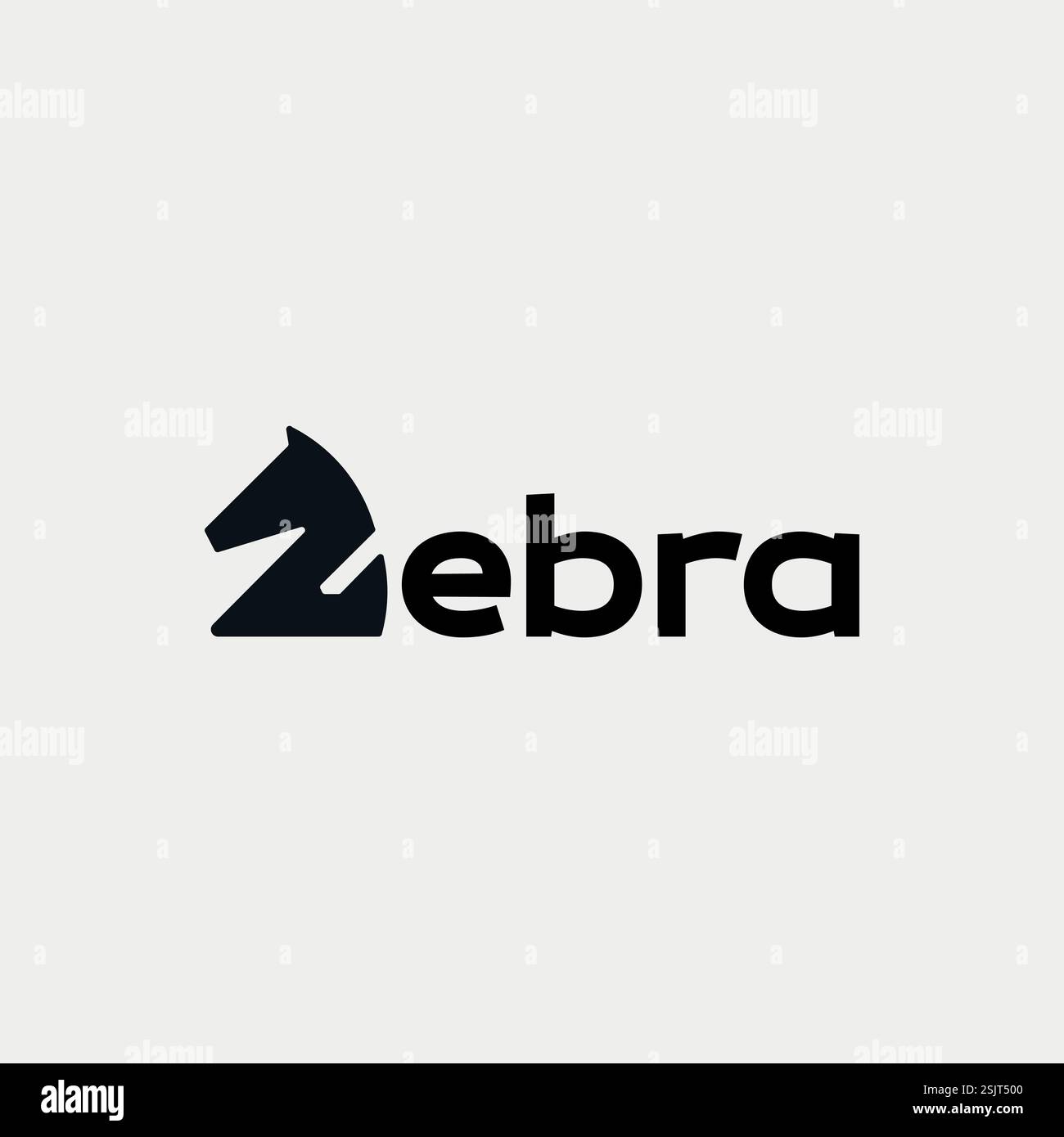 Zebra minimal logo hi-res stock photography and images - Alamy