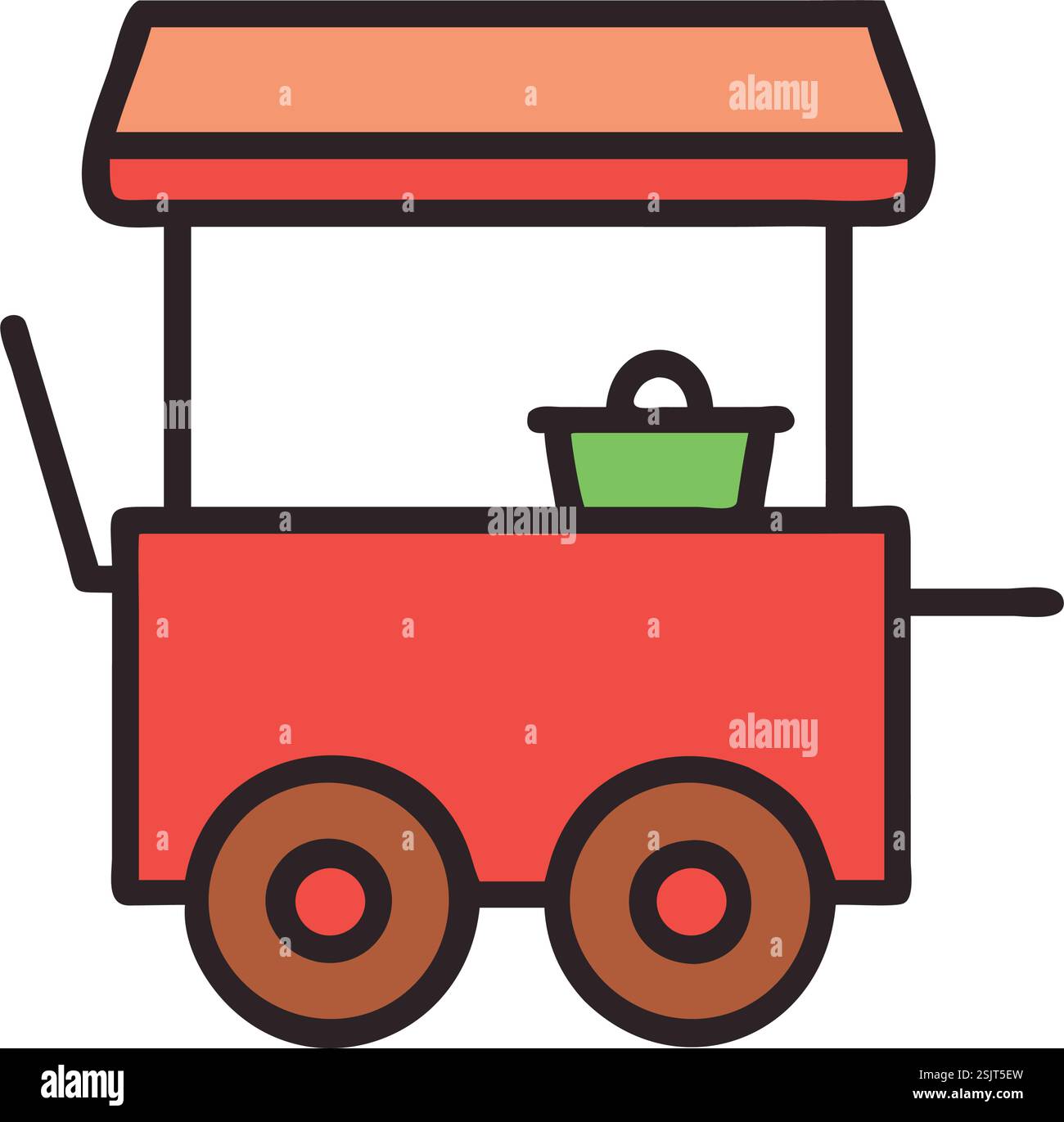 Street vendor culture Stock Vector Images - Alamy