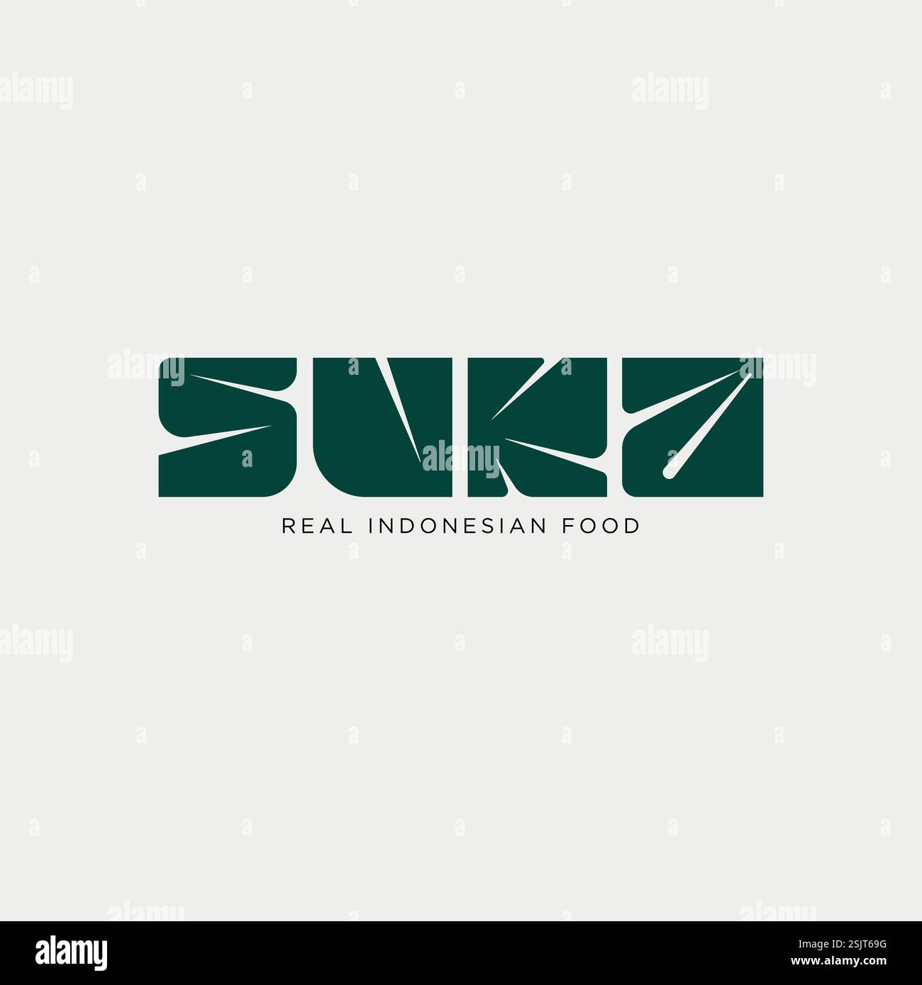 Vector suka minimal text logo design Stock Vector Image & Art - Alamy