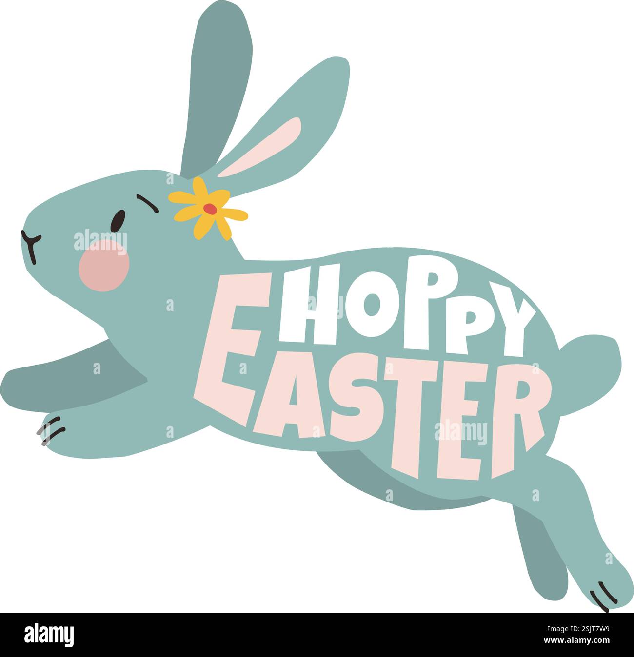 Hoppy easter clipart Stock Vector Images - Alamy