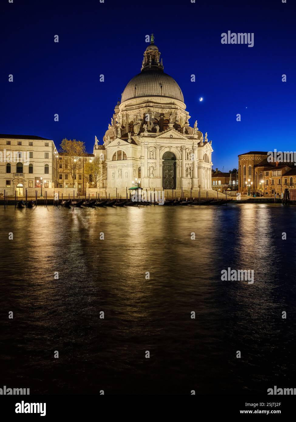 View of the Basilica di Santa Maria della Salute, Venice, Italy Stock ...