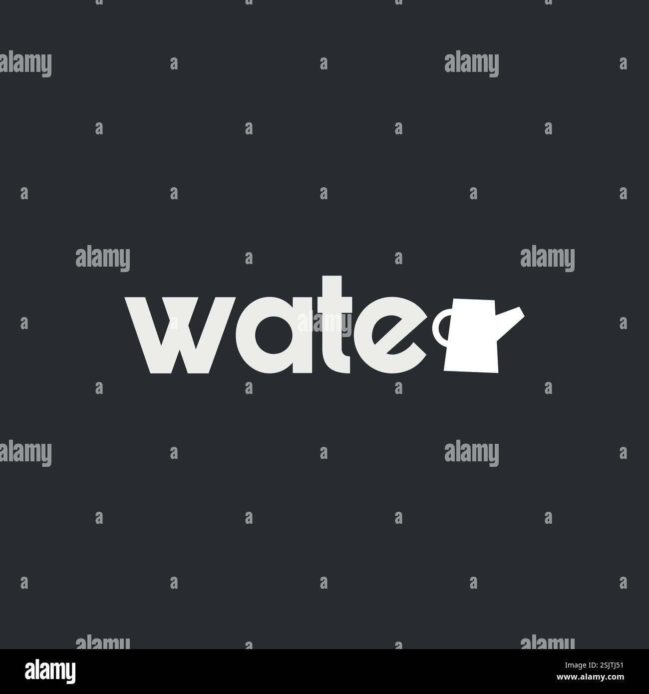 Vector art water logo Stock Vector Images - Alamy