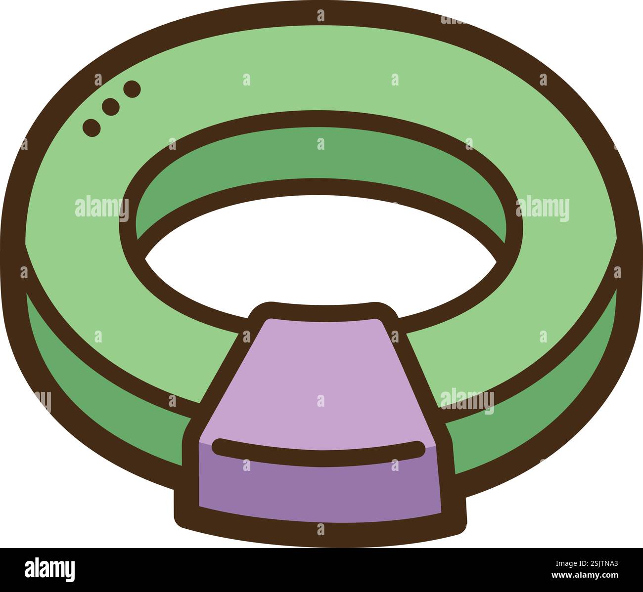 Multilevel donut chart vector doodle illustration and graphic. Part of ...
