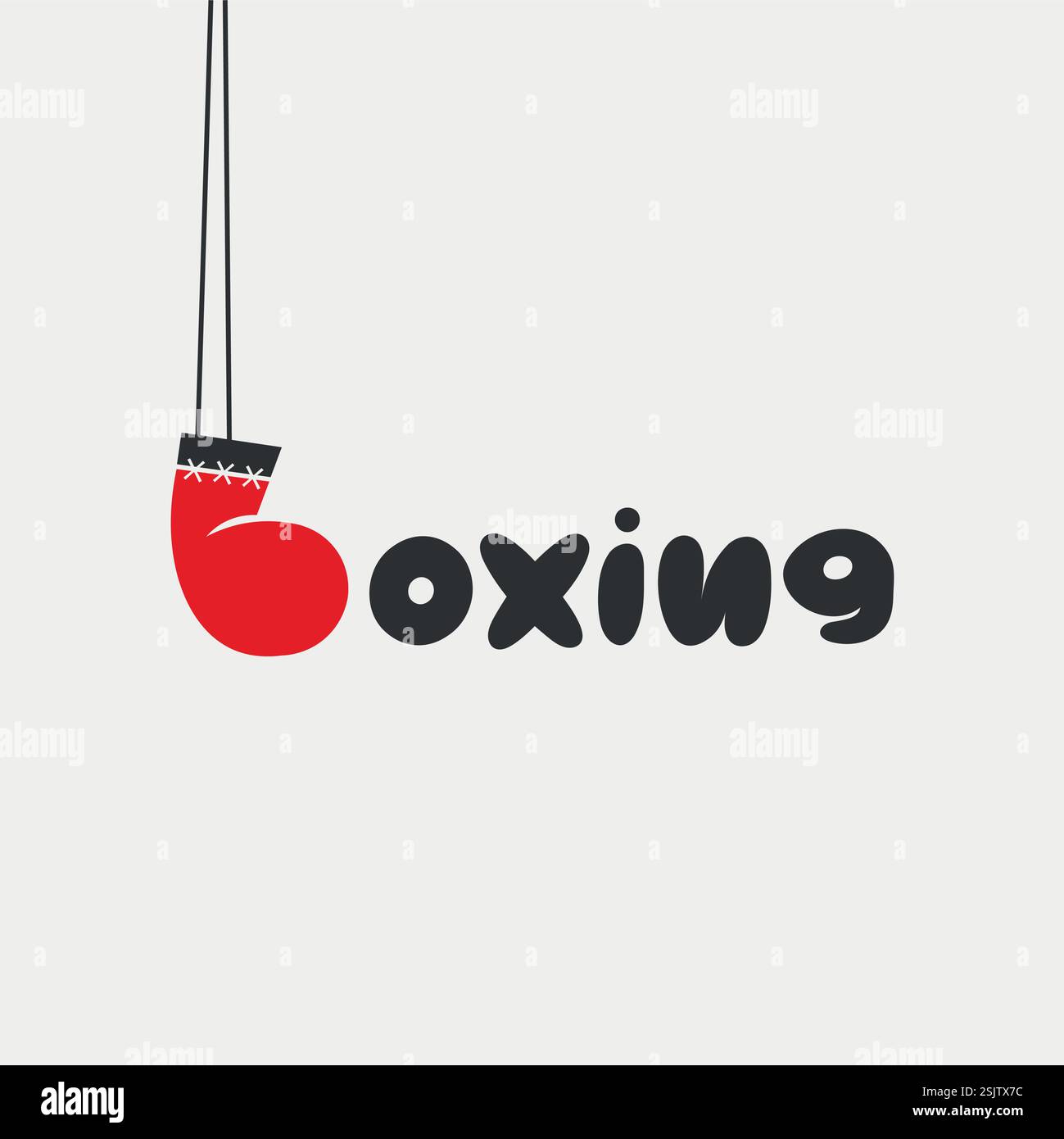Word boxing Stock Vector Images - Alamy