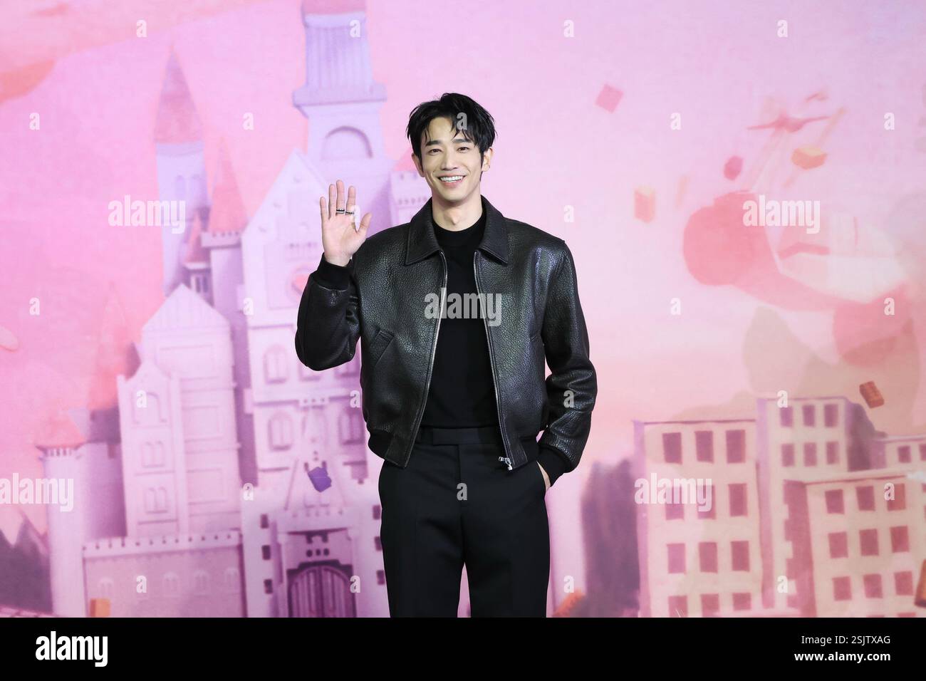TAIPEI, CHINA - FEBRUARY 11, 2025 - Taiwanese actor Jasper Liu attends ...