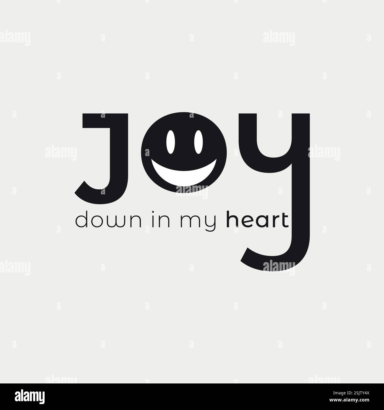 Vector joy text tshirt design Stock Vector Image & Art - Alamy