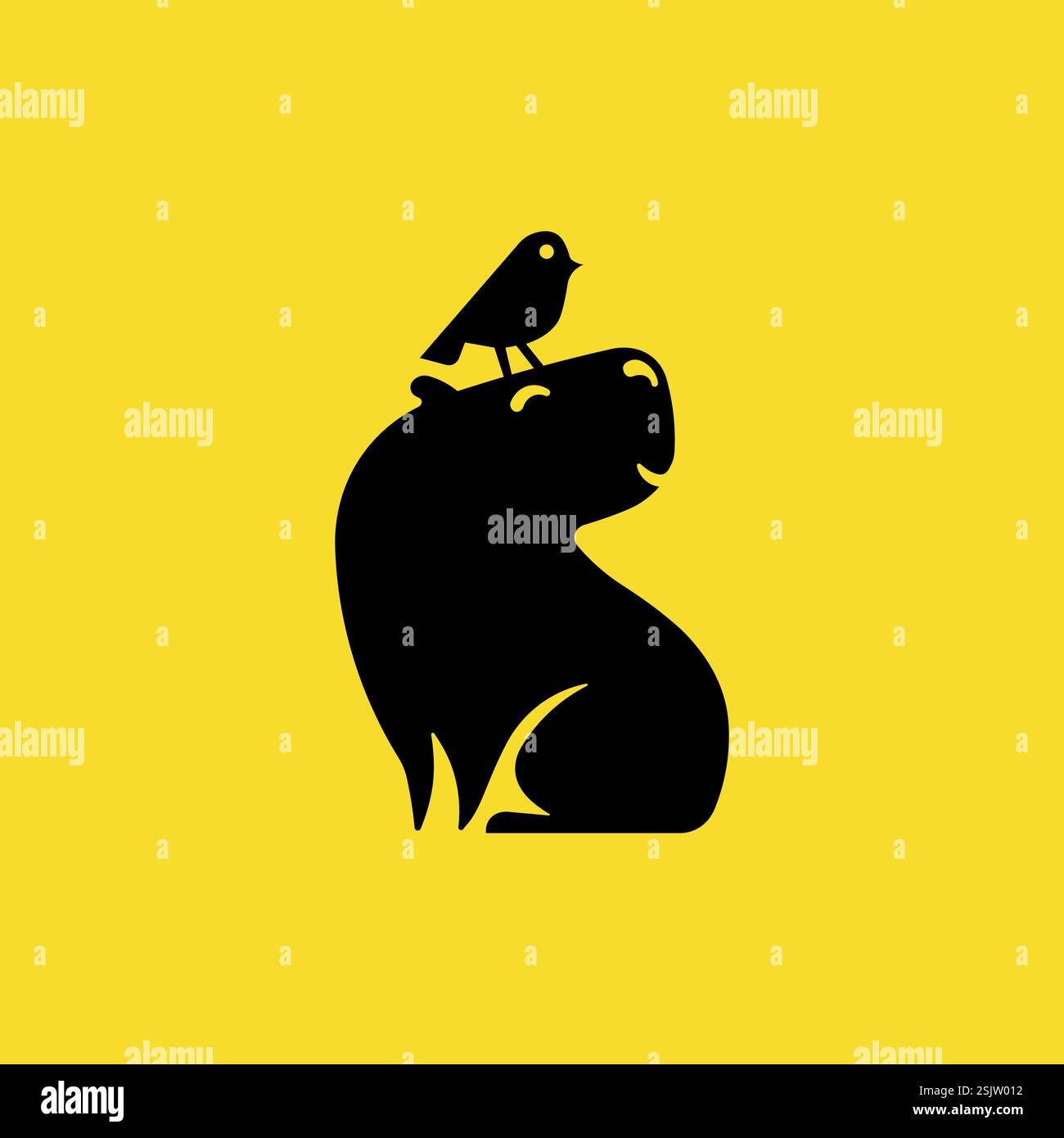 Vector illustration of cute capybara Stock Vector Image & Art - Alamy