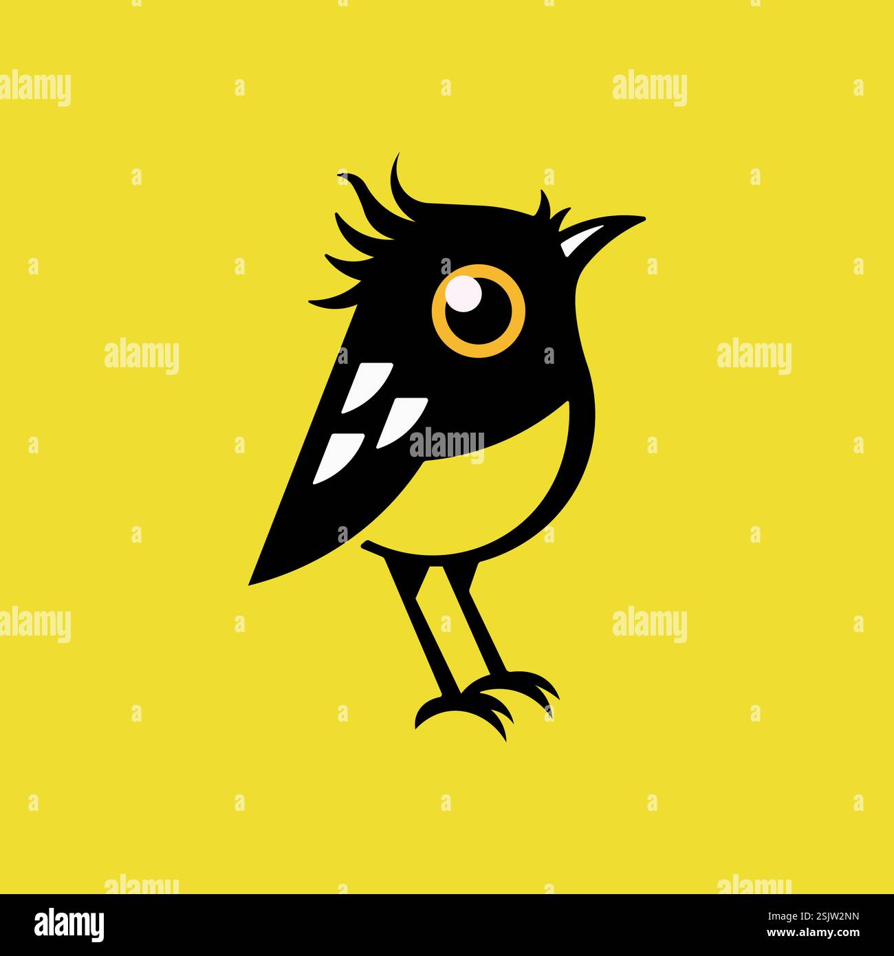 Vector illustration of cute bird Stock Vector Image & Art - Alamy