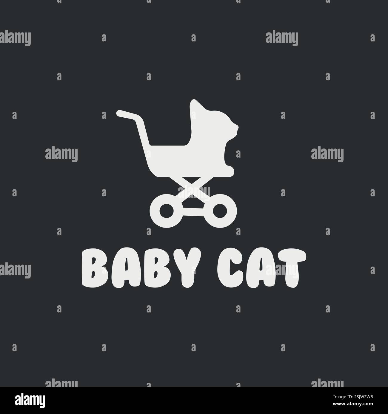 Typography design print cat Stock Vector Images - Alamy