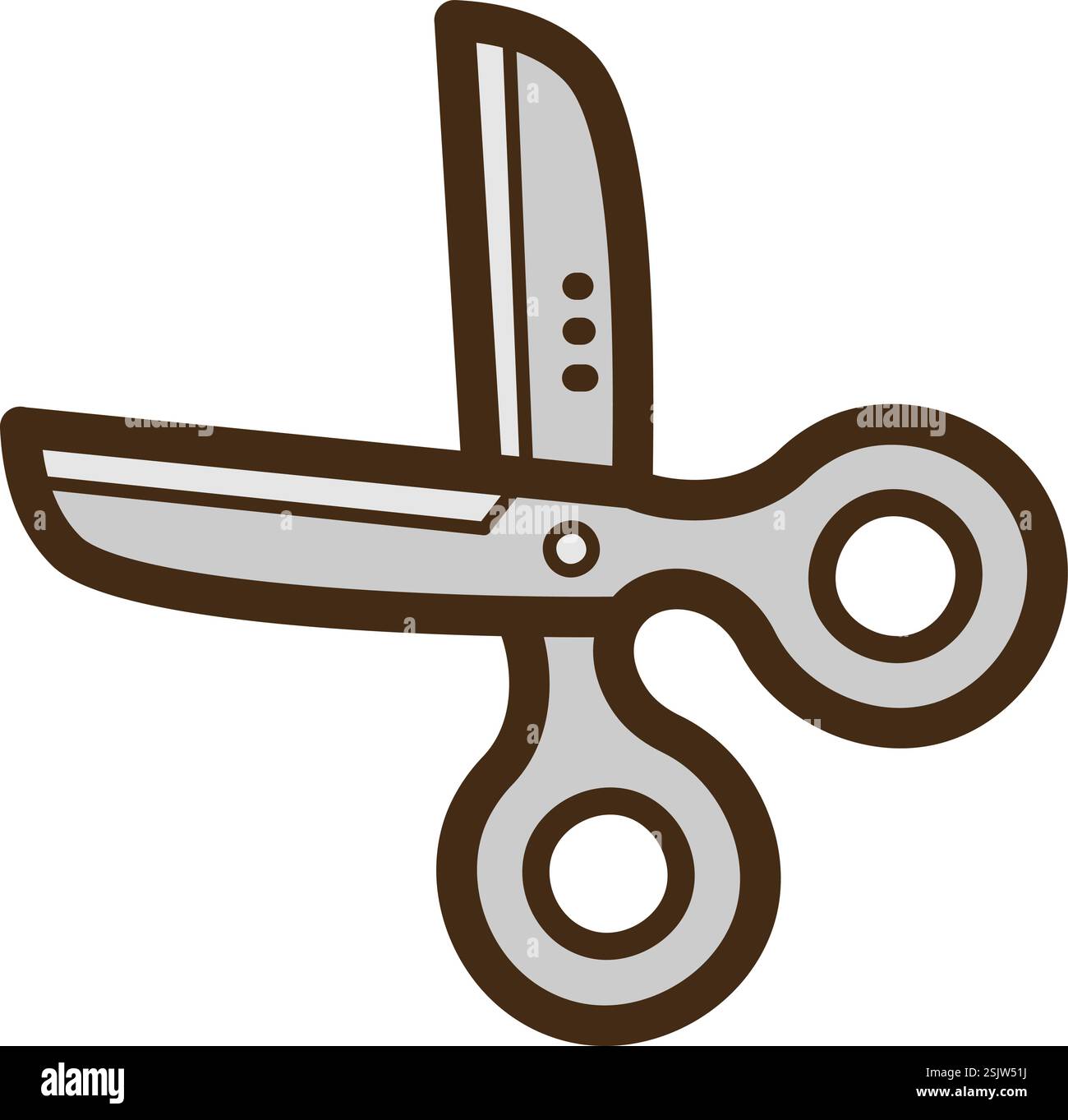 Freehand drawn cartoon scissors Stock Vector Images - Alamy