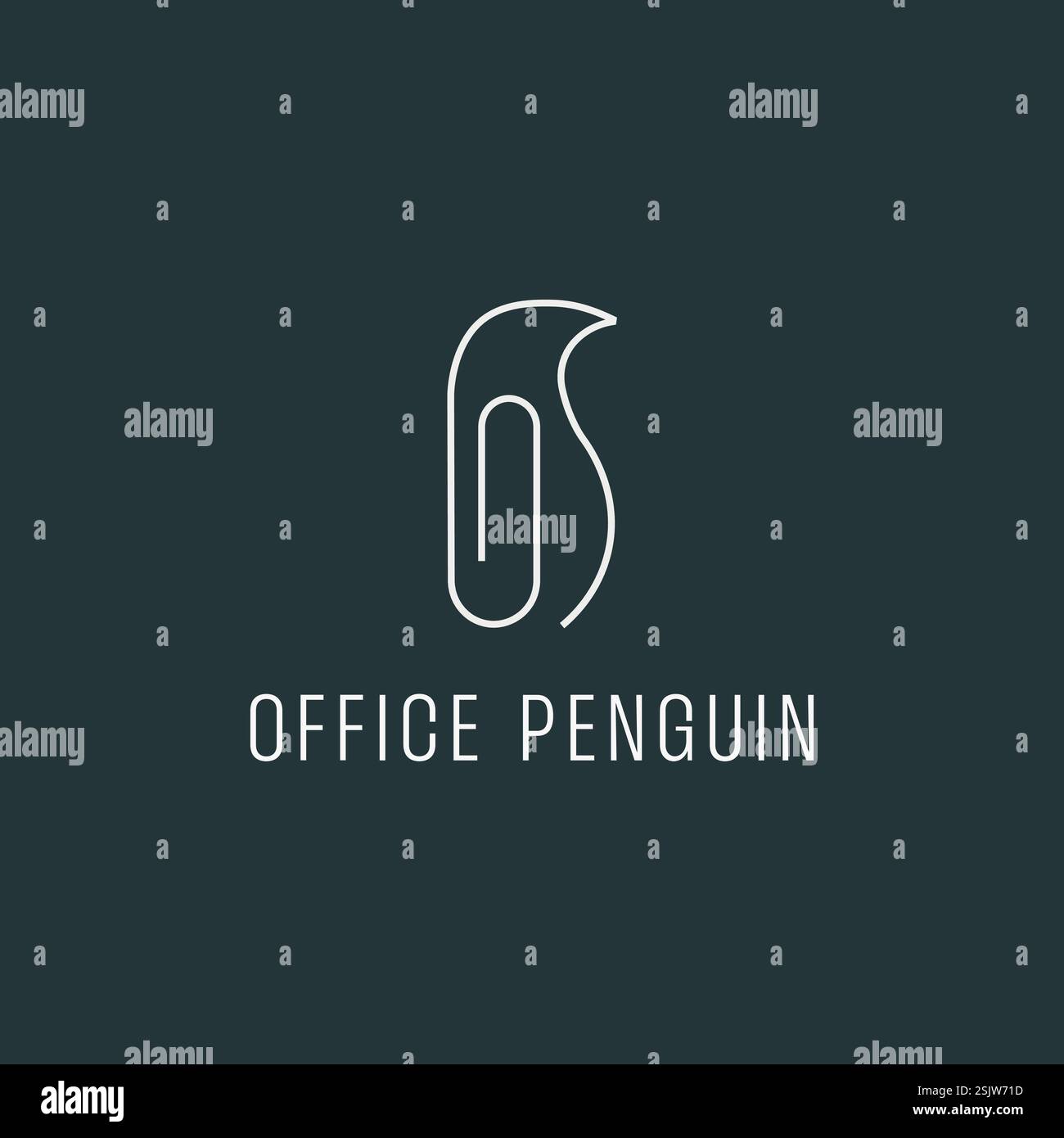 Vector penguin text logo design Stock Vector Image & Art - Alamy