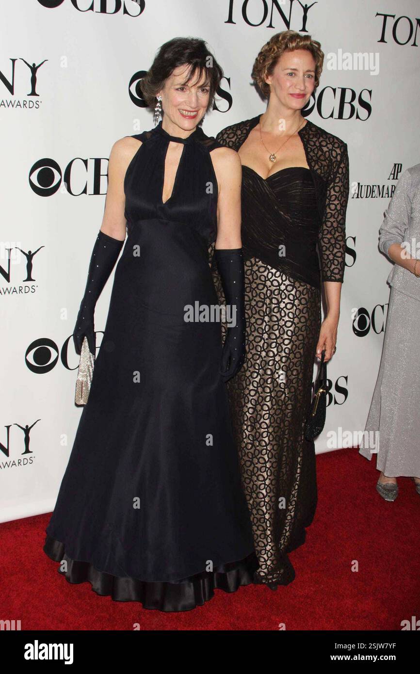 Harriet Walter and Janet McTeer aattend the 63rd Annual Tony Awards at ...