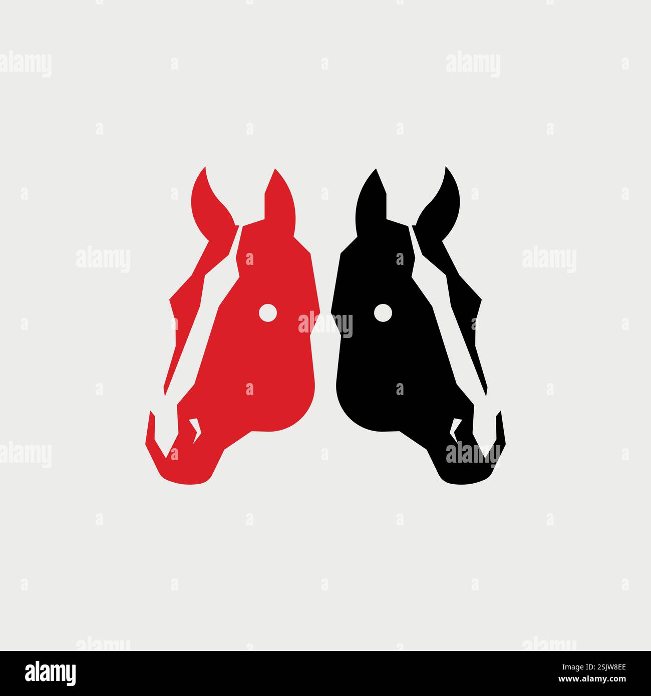 Cartoon horses vector vectors hi-res stock photography and images - Alamy