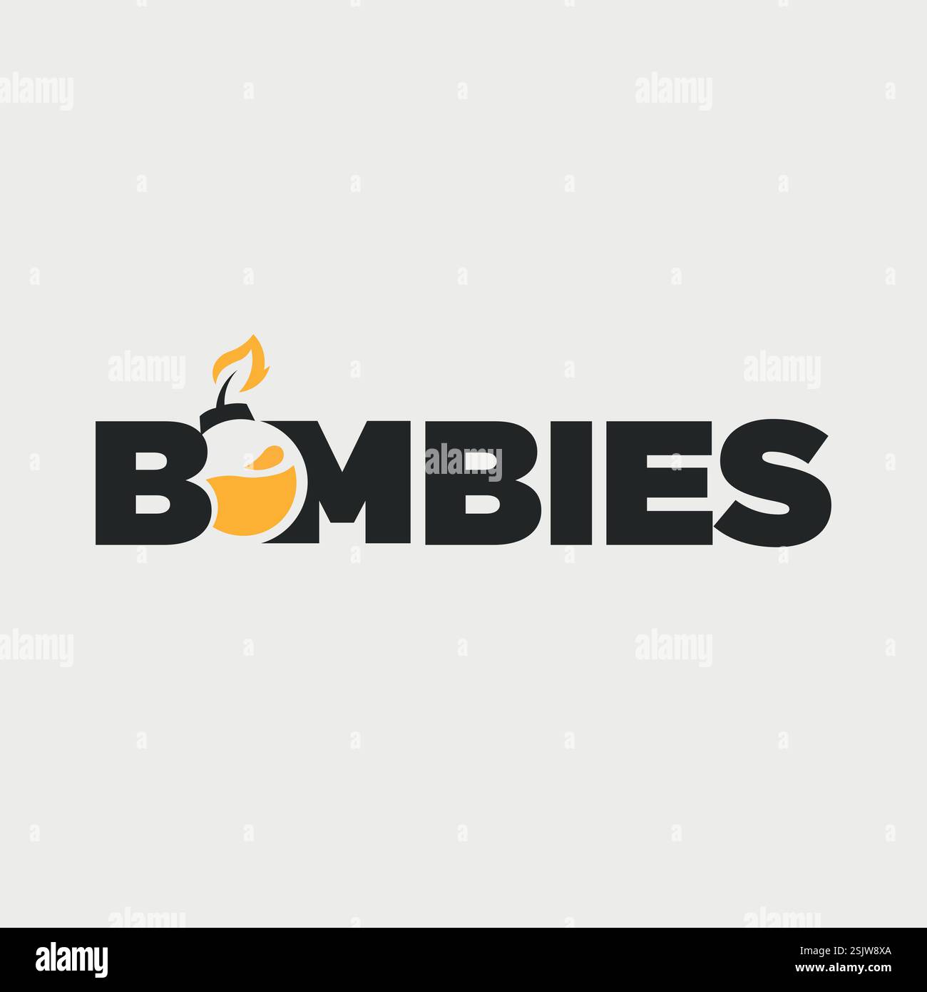 Vector illustration of bomb logo Stock Vector Image & Art - Alamy