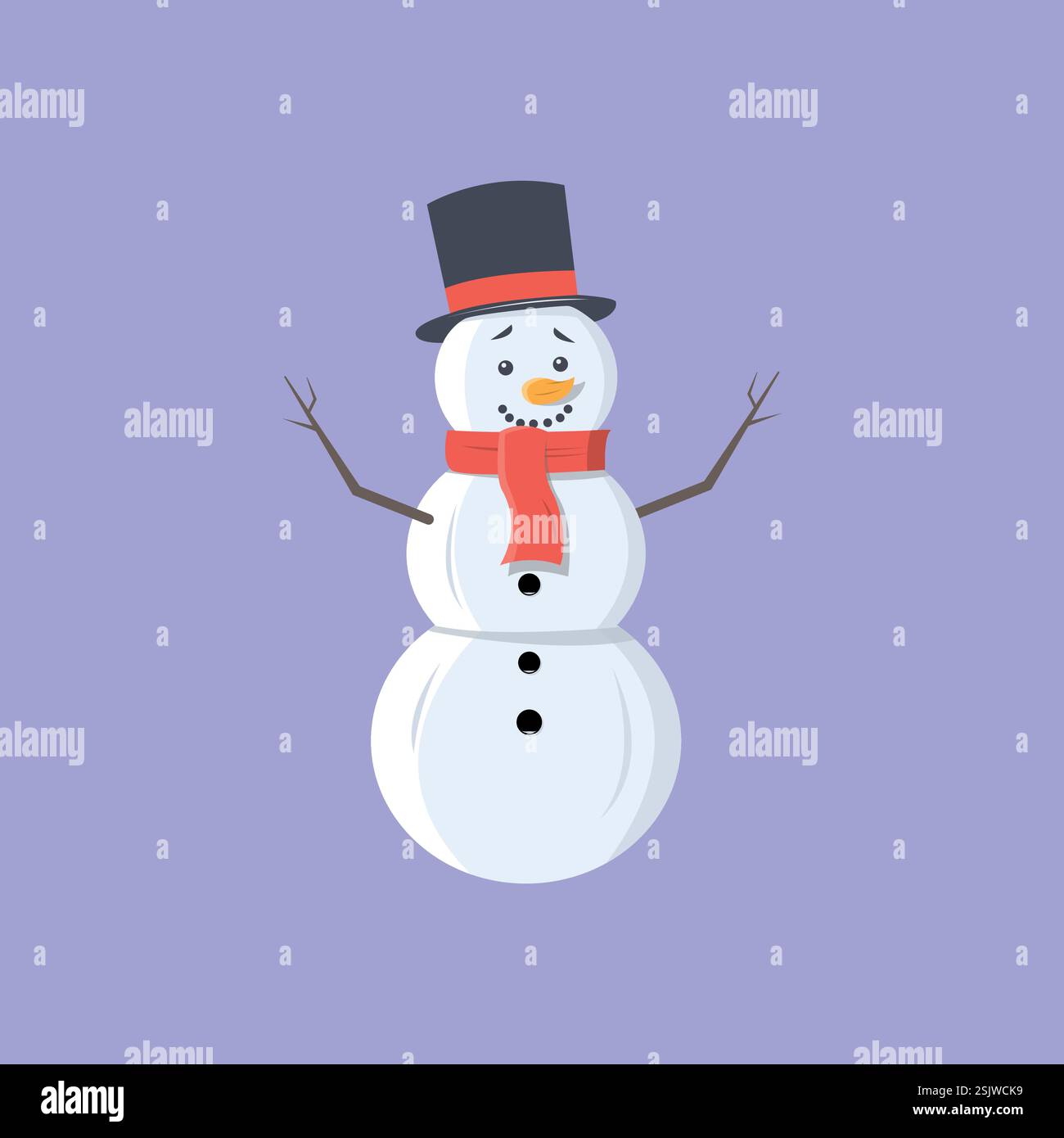 Snowman festive Stock Vector Images - Alamy