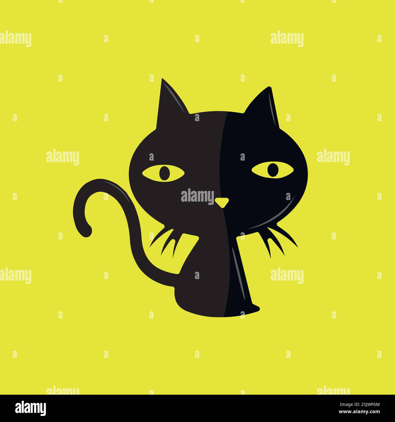 Halloween cats cartoon cute Stock Vector Images - Alamy