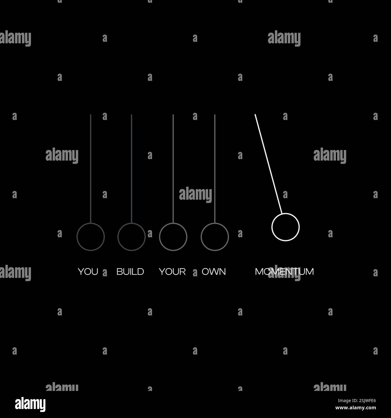 Vector illustration of motivation power poster Stock Vector Image & Art ...