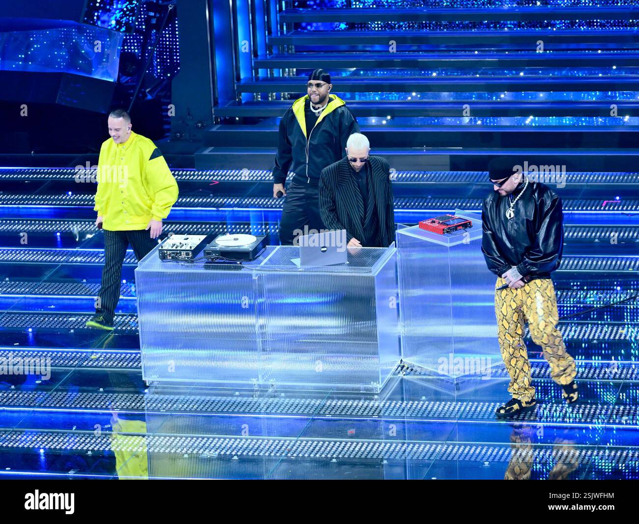 Sanremo, 75th Italian Song Festival 2025 - First Night. In the Photo ...