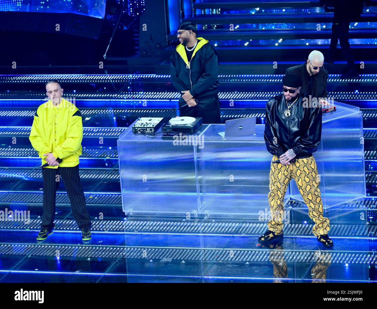 Sanremo, 75th Italian Song Festival 2025 - First Night. In the Photo ...