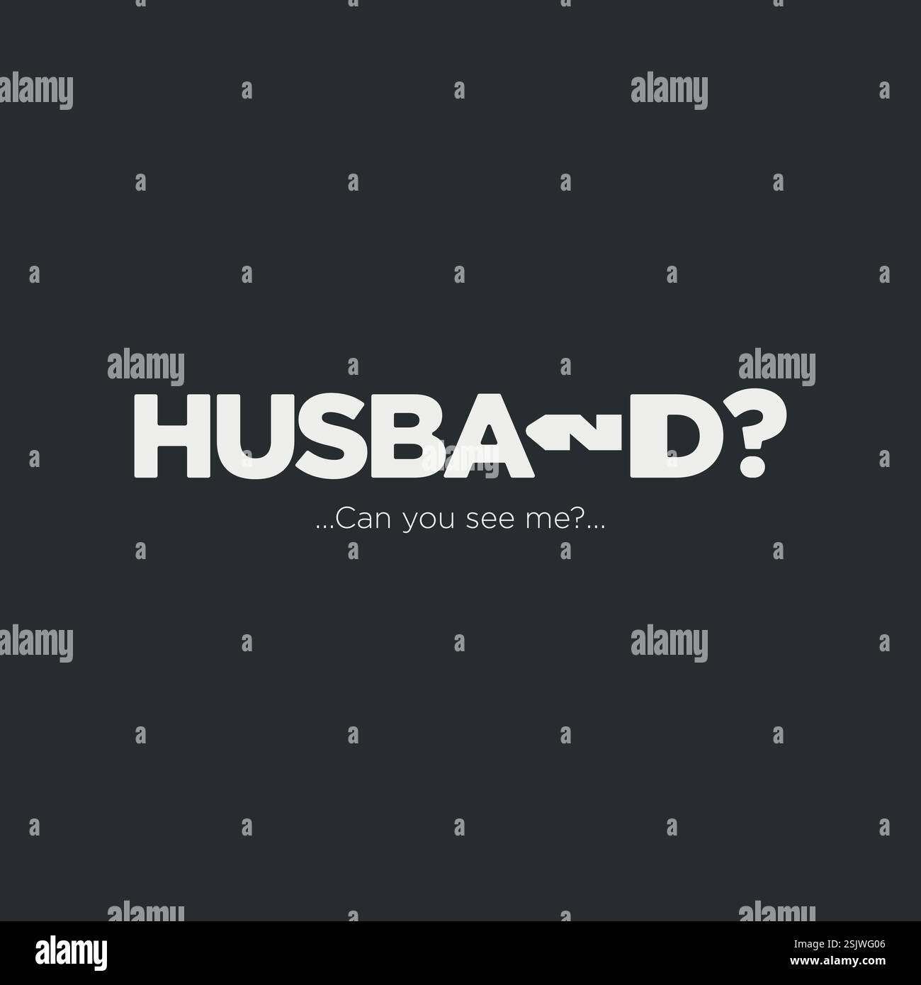Vector husband text logo design Stock Vector Image & Art - Alamy