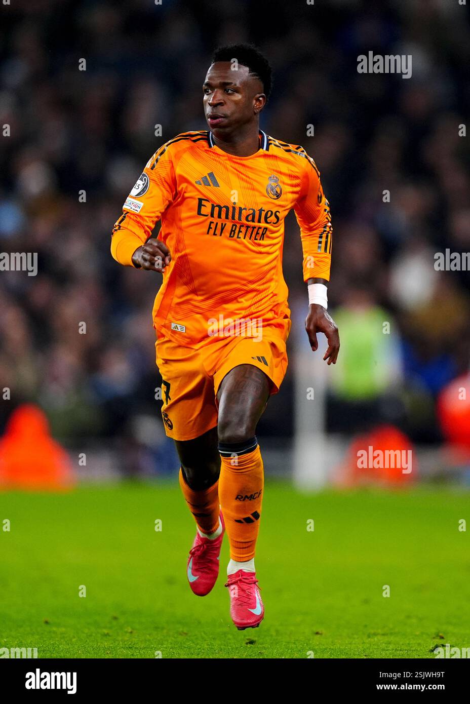 Real Madrid's Vinicius Junior during the UEFA Champions League Knockout ...