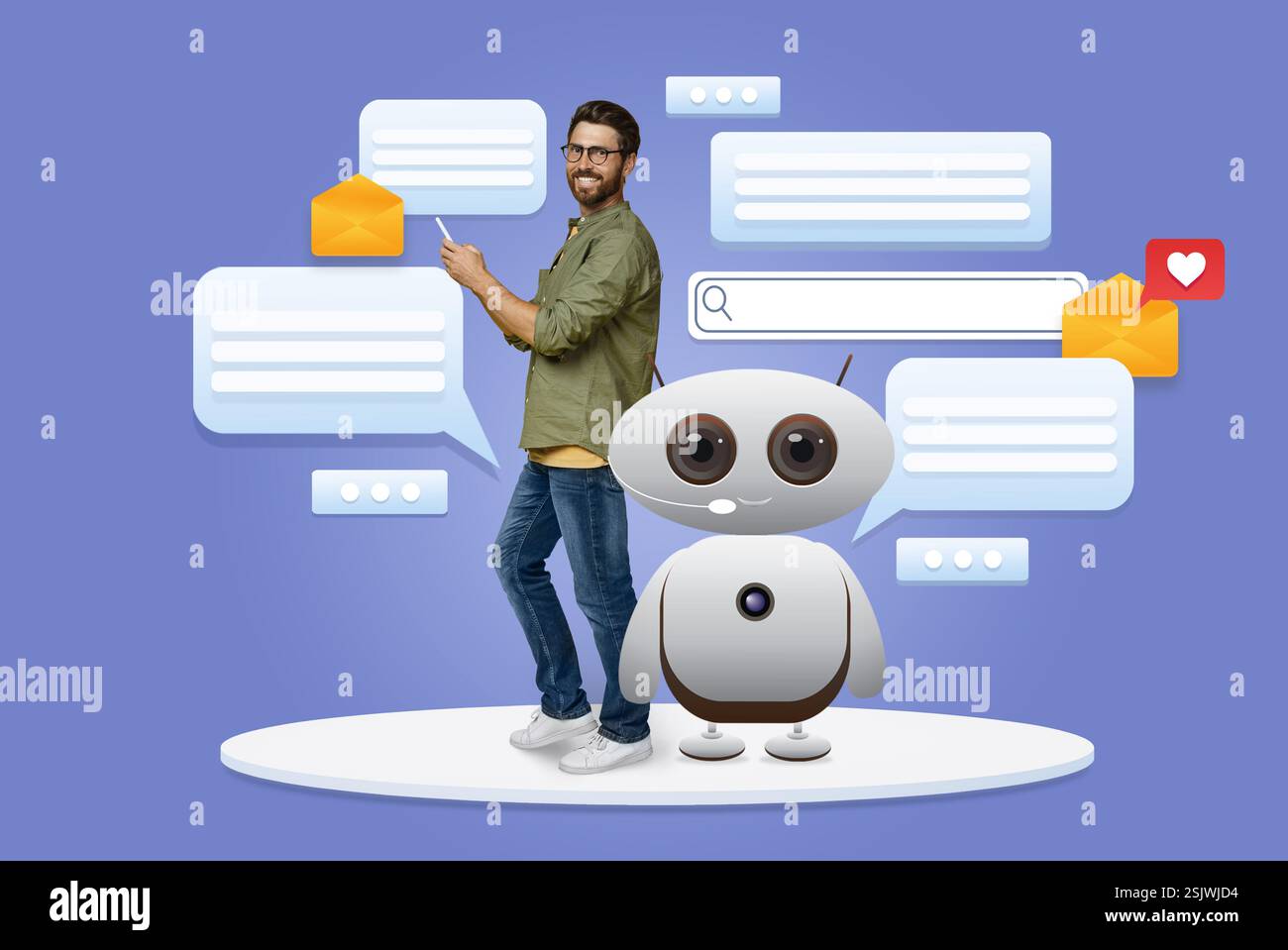 AI-powered virtual assistant boosts communication efficiency Stock ...