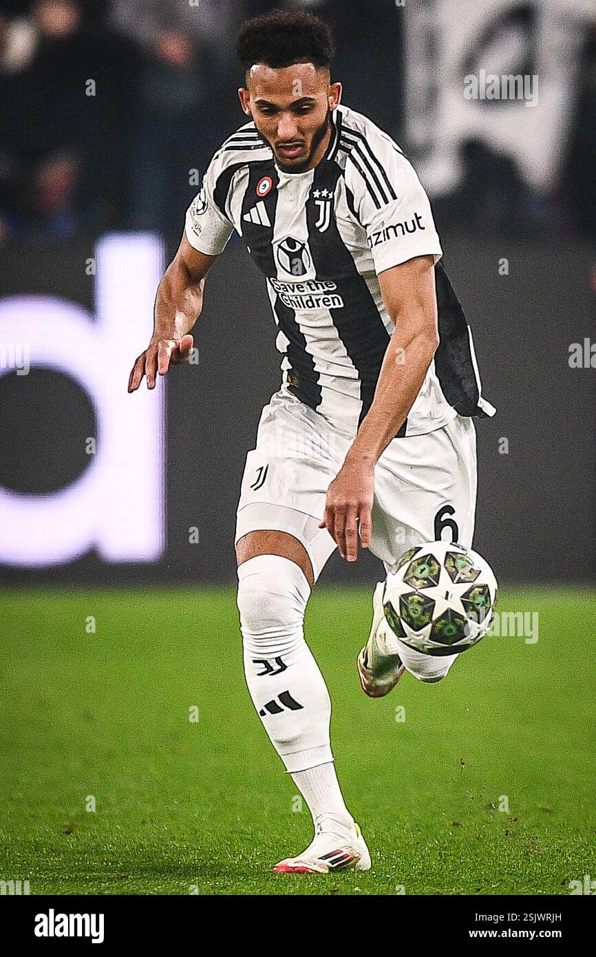 Lloyd KELLY of Juventus during the UEFA Champions League, Knockout ...