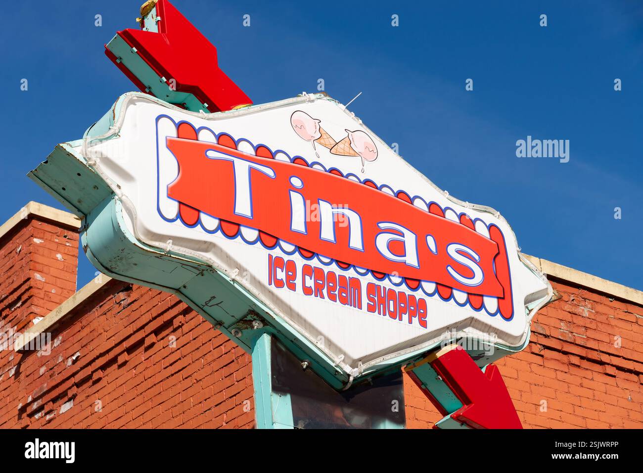 Mount Carroll, Illinois - United States - February 10th, 2025: Exterior ...