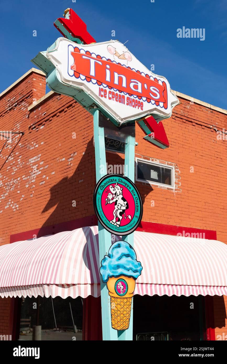 Mount Carroll, Illinois - United States - February 10th, 2025: Exterior ...