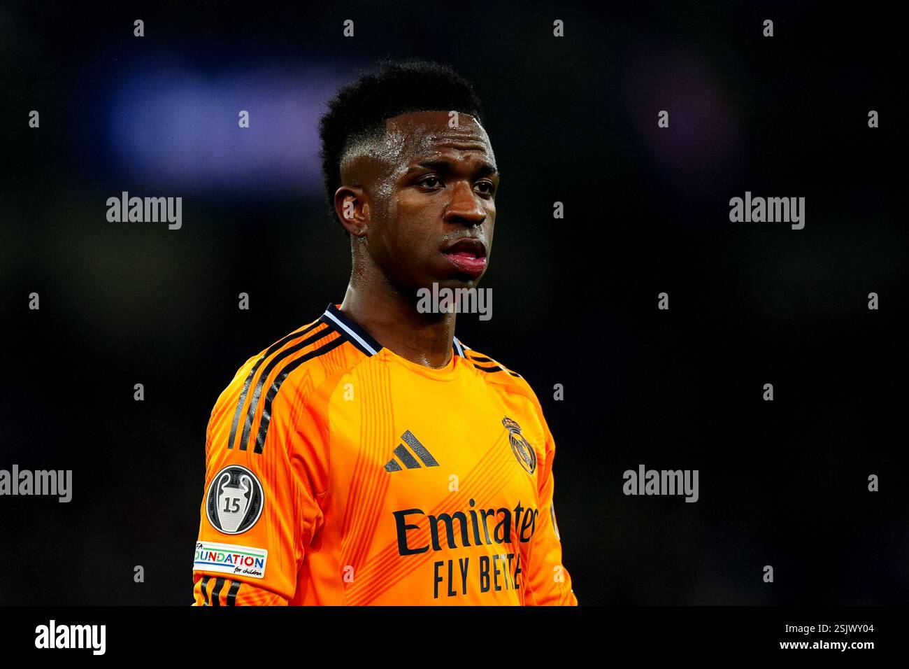 Real Madrid's Vinicius Junior during the UEFA Champions League Knockout ...