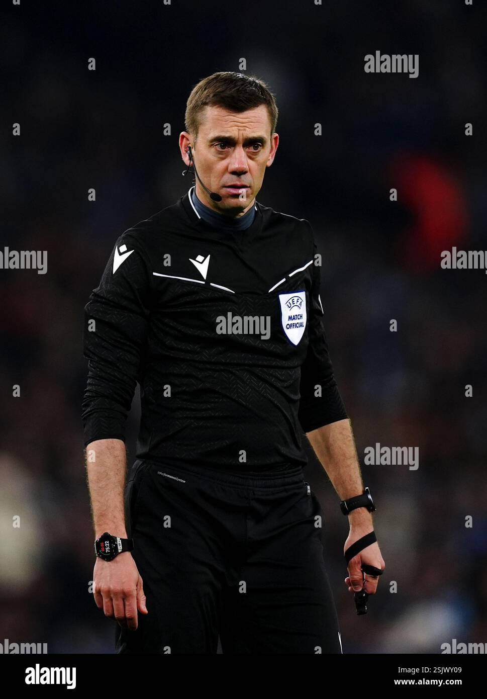 Referee Clement Turpin during the UEFA Champions League Knockout Phase ...