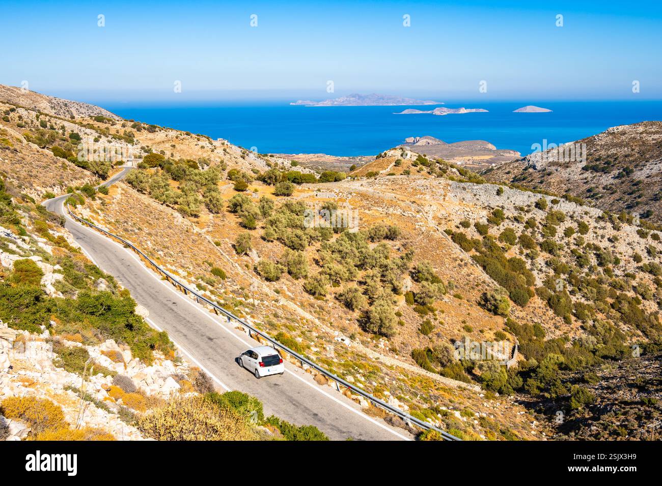 Driving coast greek island view hi-res stock photography and images - Alamy